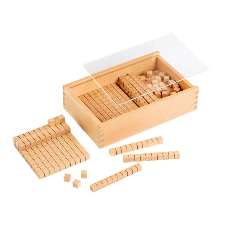 MAB Base 10 blocks - student | Practice material | 22-piece | Educo