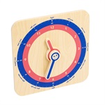 Model clock student - 12-hour | Practice material | Hours-minutes-words ...