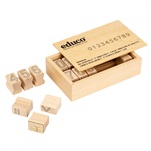 Number stamps 0 - 9 outline | Educo