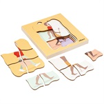 Evolution - mankind | Educo | Layer puzzle | 24 puzzle pieces ...