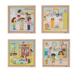 Daily routine puzzles - set of 4 | Educo