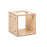 Cube with closed sides and holes | Educo